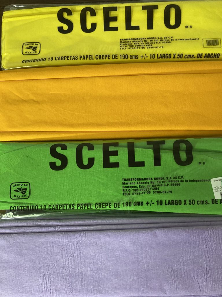 Papel Crepe (colores) - Transformadora Gondi S.A de C.V.
